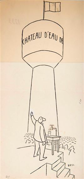 Jean Bosc | L’inauguration du château d’eau (1968) | MutualArt