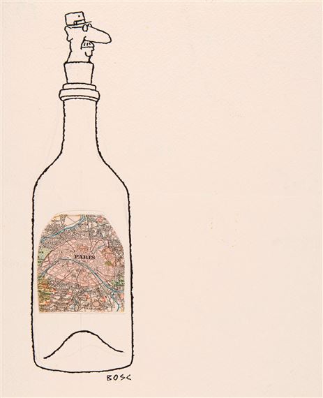 Jean Bosc | DG et Paris en bouteille | MutualArt