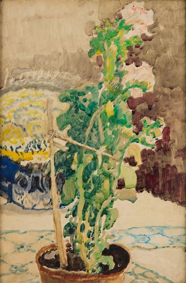 Apoloniusz Kędzierski | Still Life with Geranium | MutualArt