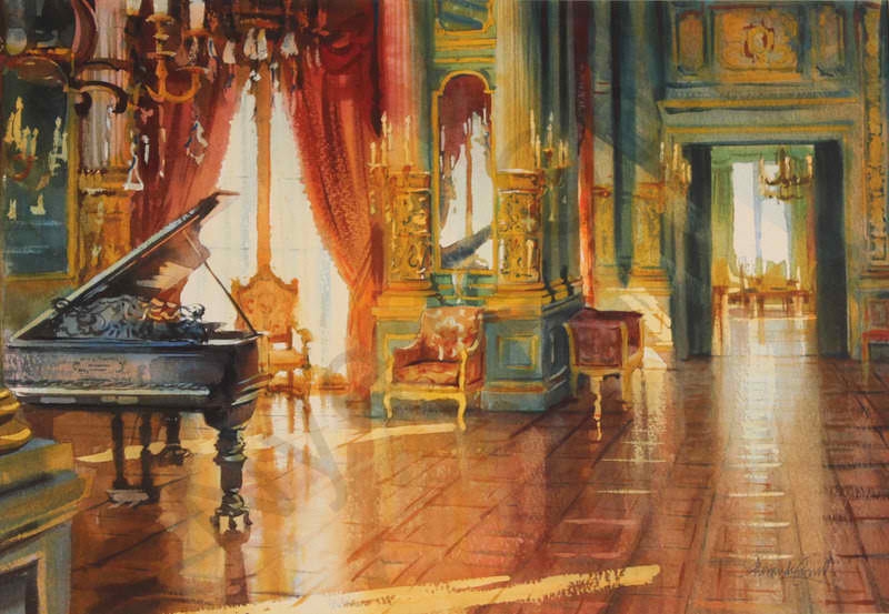 Alexander Creswell | Music Room at the Breakers | MutualArt