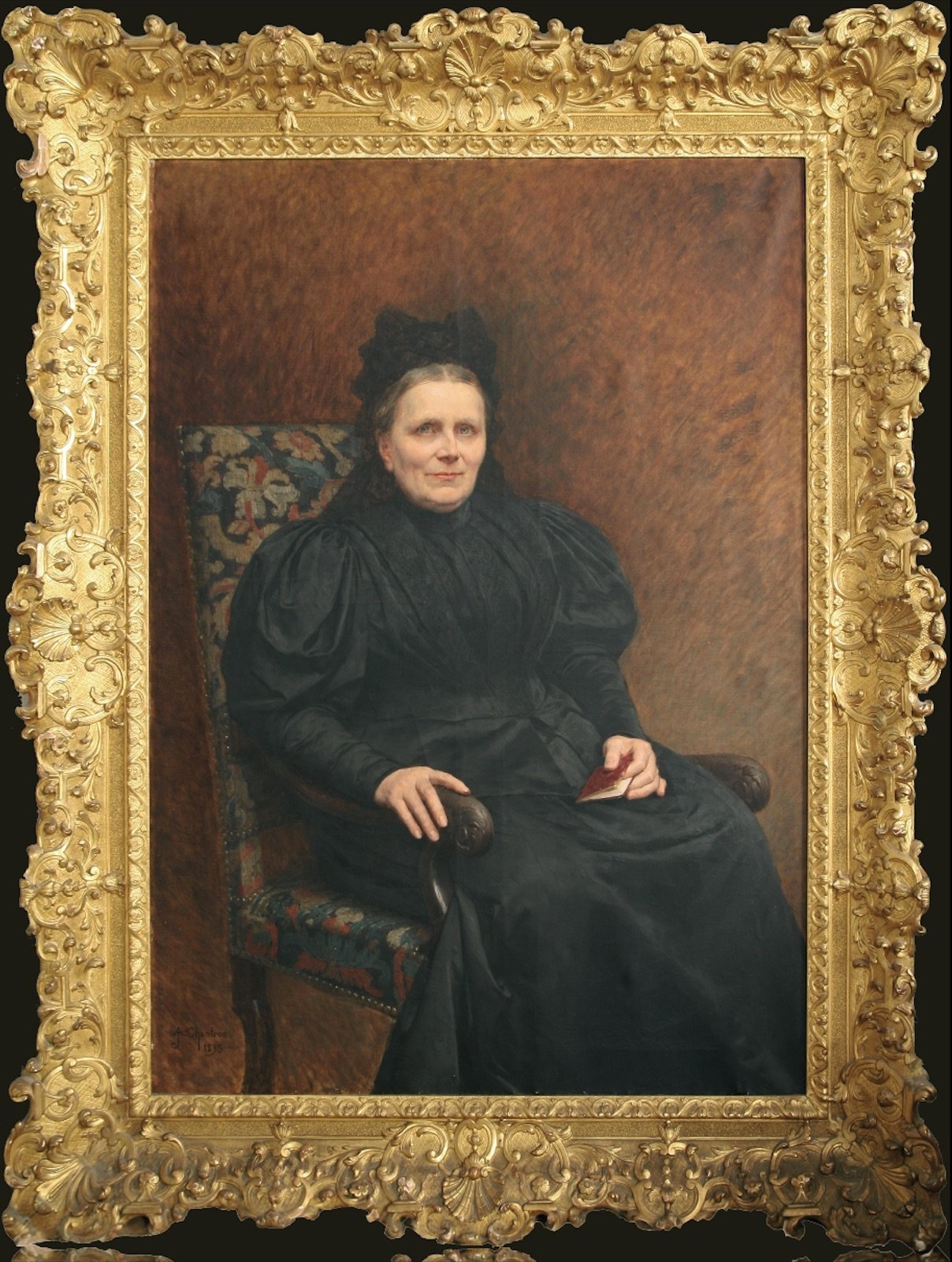 Alexandre Jacques Chantron | PORTRAIT DE MADAME VEUVE JEAN-ROMAIN ...