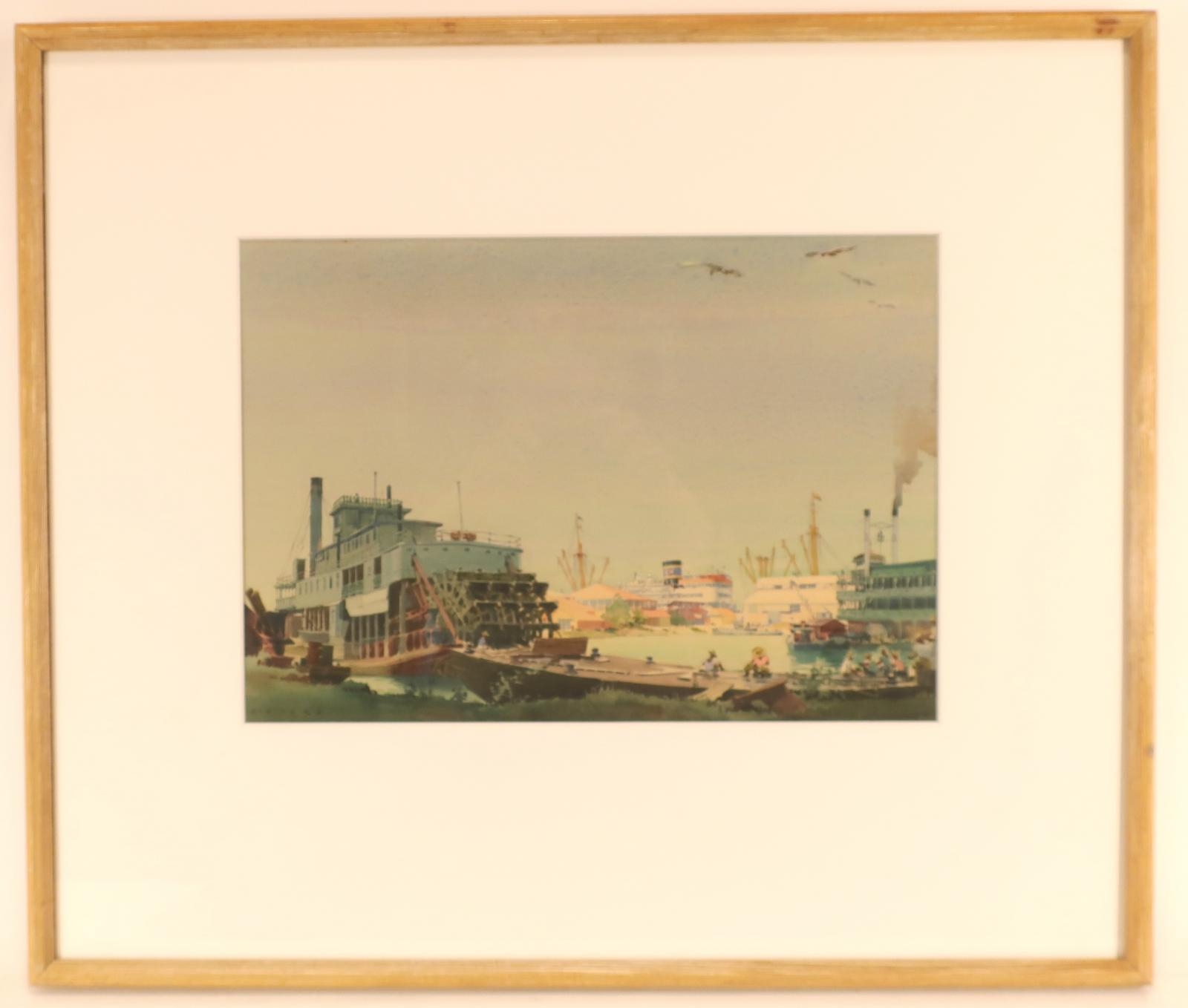 Carl G. Evers | Barranquilla 1947 Grace Lines (Circa 1947) | MutualArt