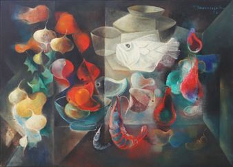 Vicente Manansala | Madonna No. 2 (1970) | MutualArt
