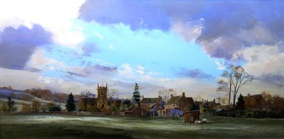 Michael D. Barnfather | Across the field | MutualArt