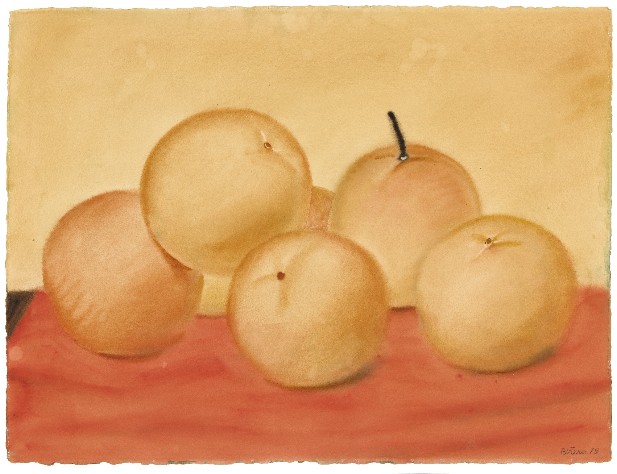 Fernando Botero | STILL LIFE WITH ORANGES (1979) | MutualArt
