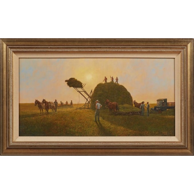 Ray Knaub | Overshot Stacker-Kansas Prairie (1981) | MutualArt