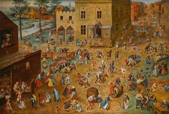 Pieter Brueghel the Elder | The Children's Games (1560) | MutualArt