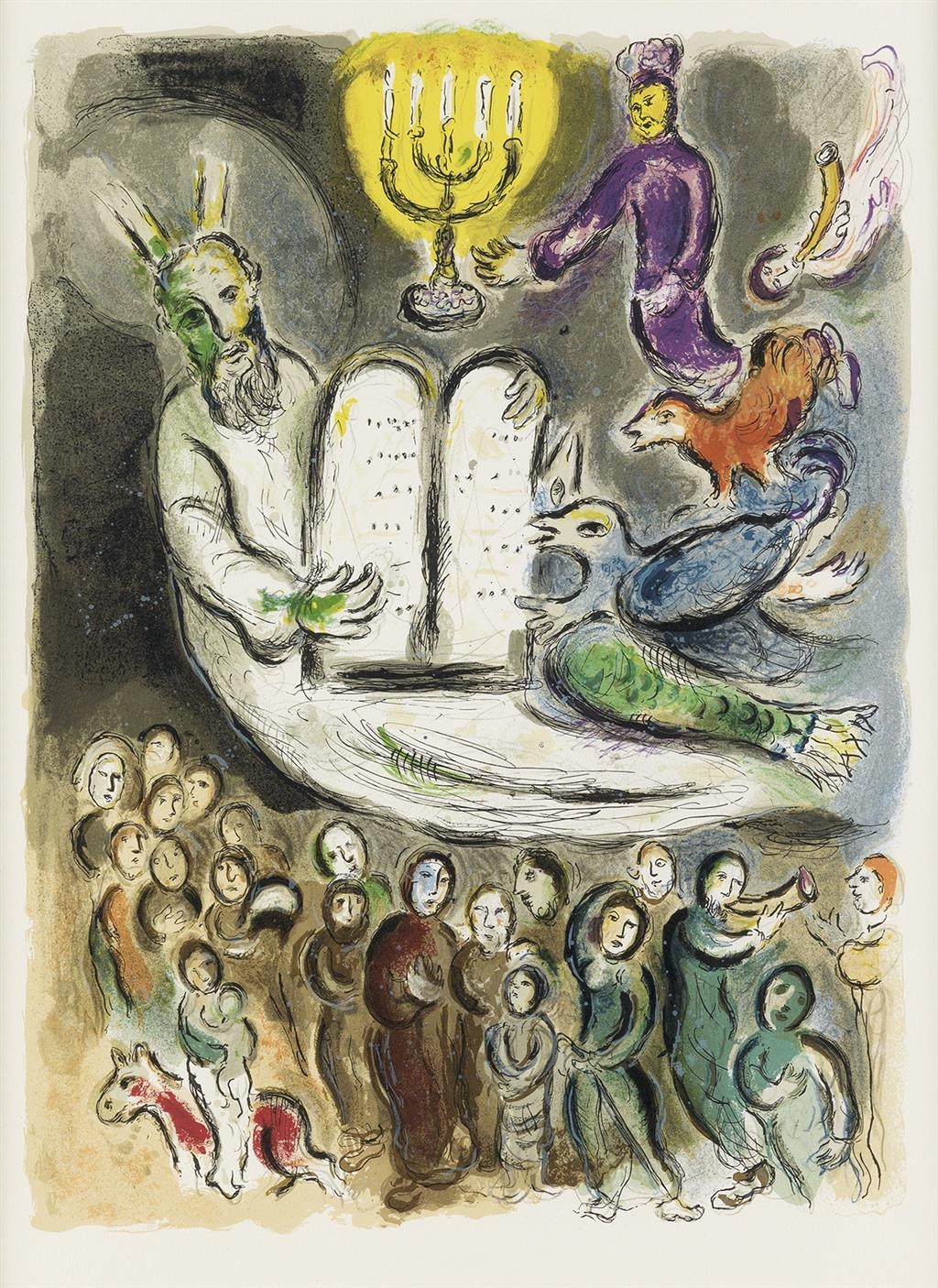 Marc Chagall | 4 Works: The Story of the Exodus (1966) | MutualArt