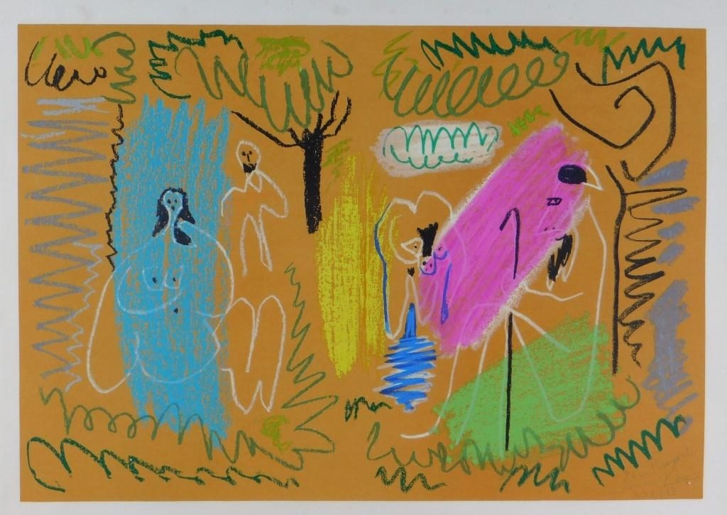 Pablo Picasso | Poster for Bonne Fete exhibition (1961) | MutualArt