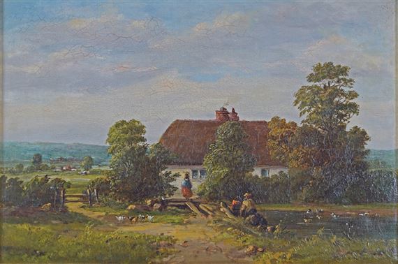 William Harris | Cottage scene | MutualArt