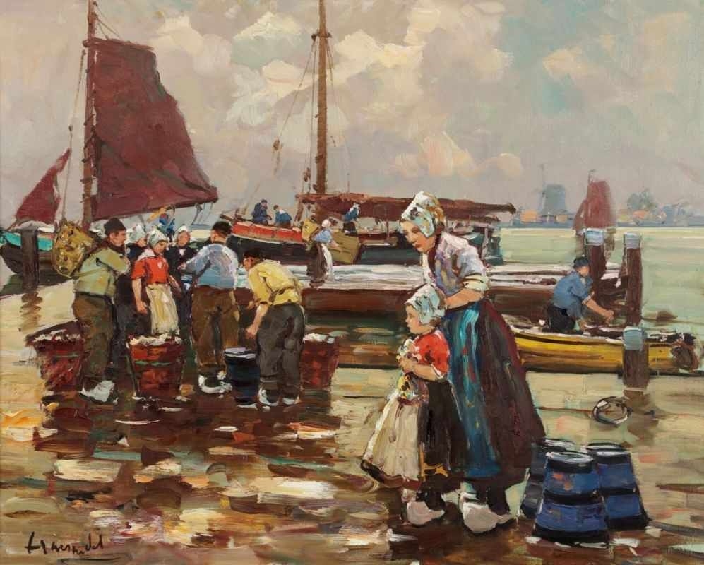 Harry Haerendel | Bei den Fischern | MutualArt