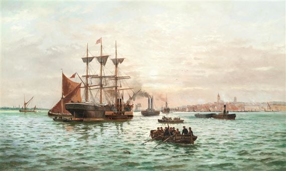 Charles John de Lacy | The Alice de Lacy off Gravesend | MutualArt
