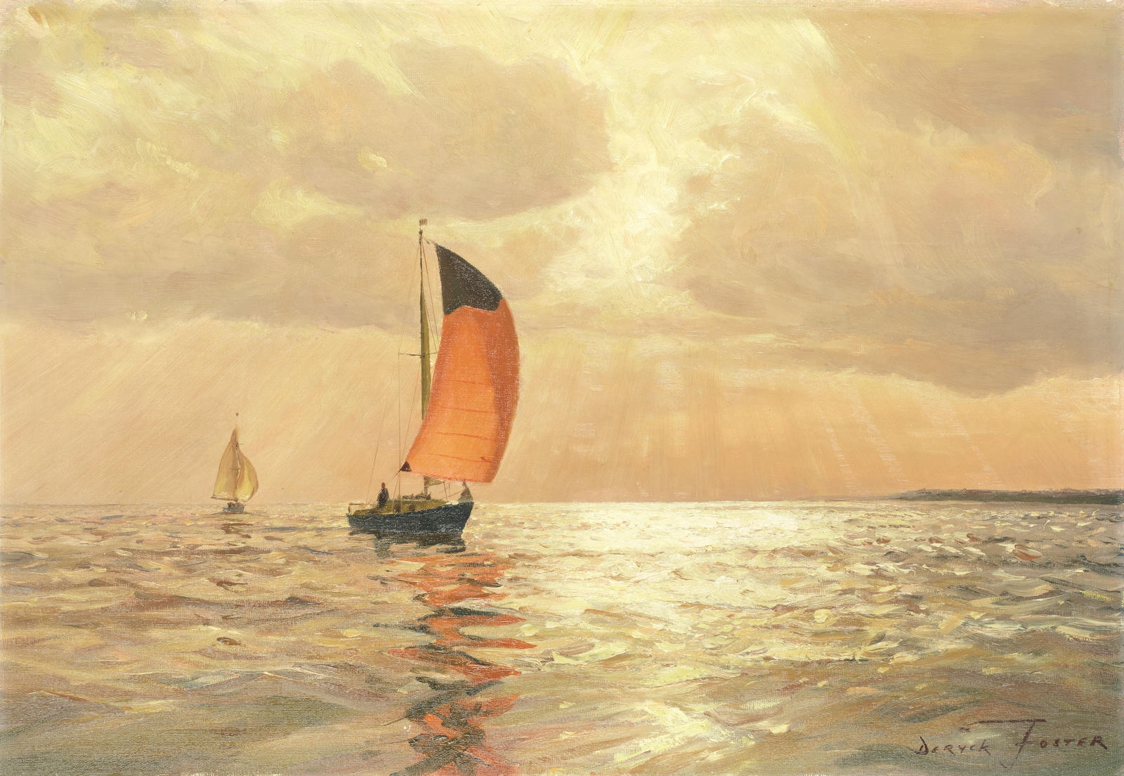 Deryck Foster | YACHTS RACING (1987) | MutualArt