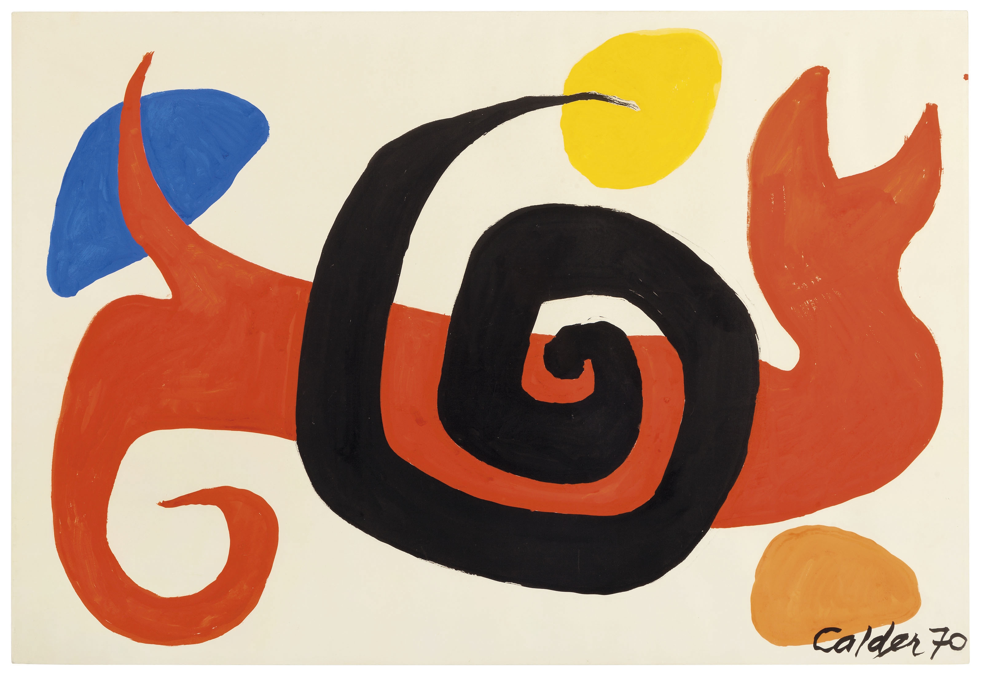 Alexander Calder | Snakes Puzzles (1970) | MutualArt