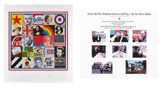 Peter Blake | Some of the Original Sources of Pop Art 7 (2009) | MutualArt
