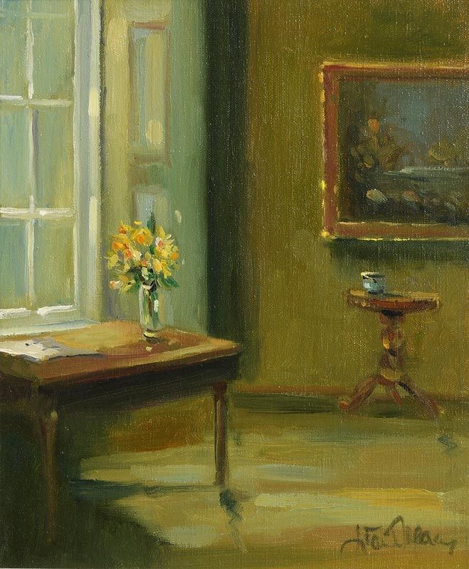 Liam Treacy | Interior with Daffodils (1985) | MutualArt