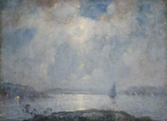 Joseph Henry Boston | Moonlit Night | MutualArt