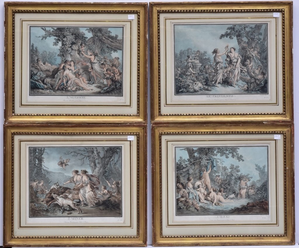 Jean-Baptiste Huet | The Four Seasons (Late 18th Century) | MutualArt