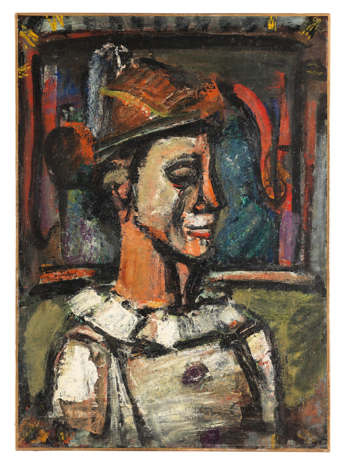 Georges Rouault | Clown de profil | MutualArt