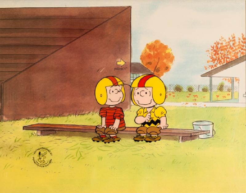 Charles Schulz | Peanuts - Fall Football Charlie Brown | MutualArt