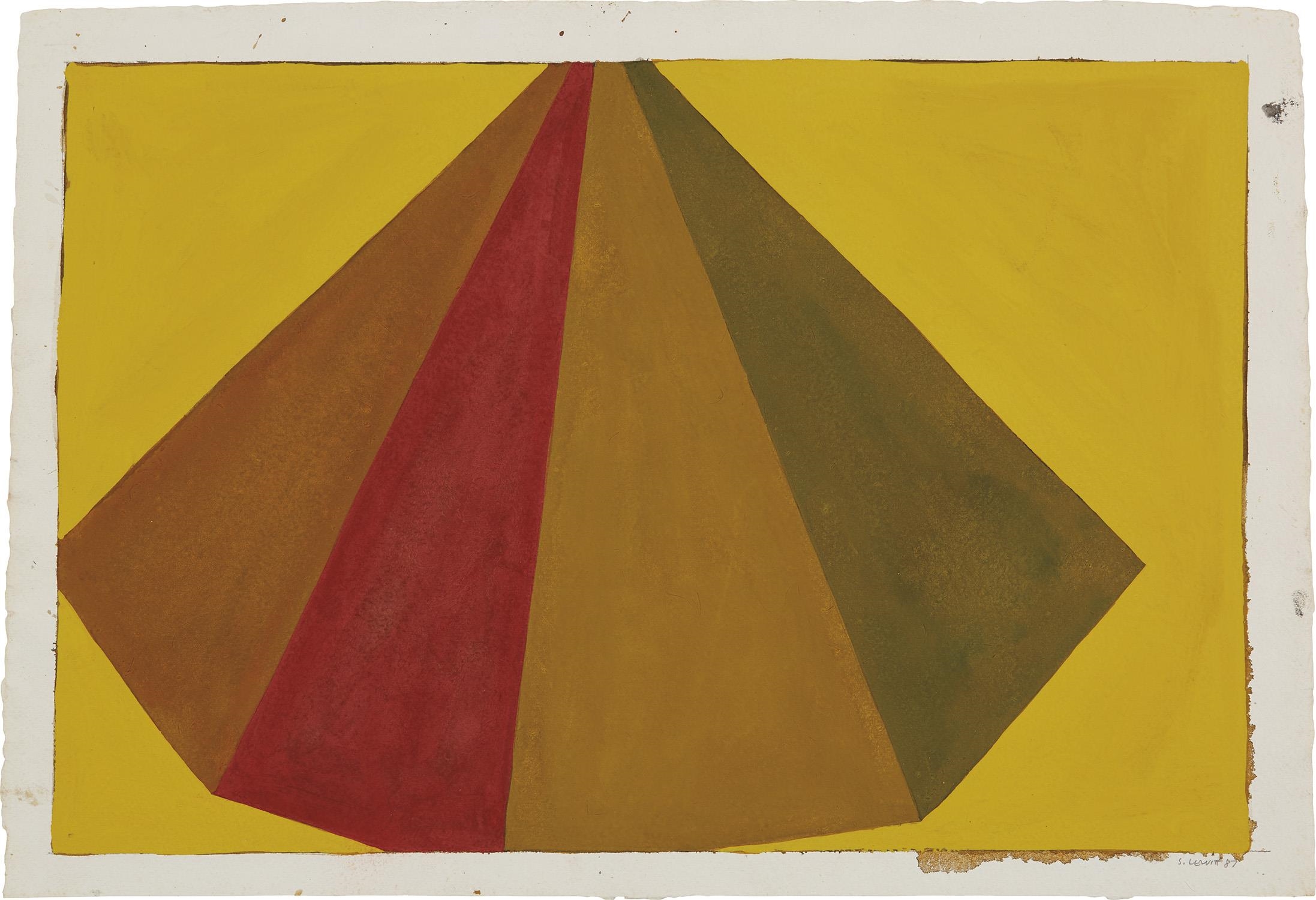 Sol LeWitt | TILTED FORM (1987) | MutualArt