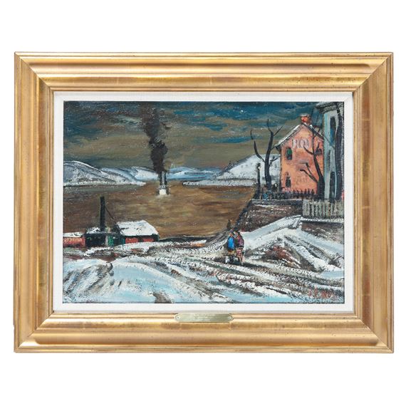 John Ellsworth Weis | Ohio River Winter | MutualArt