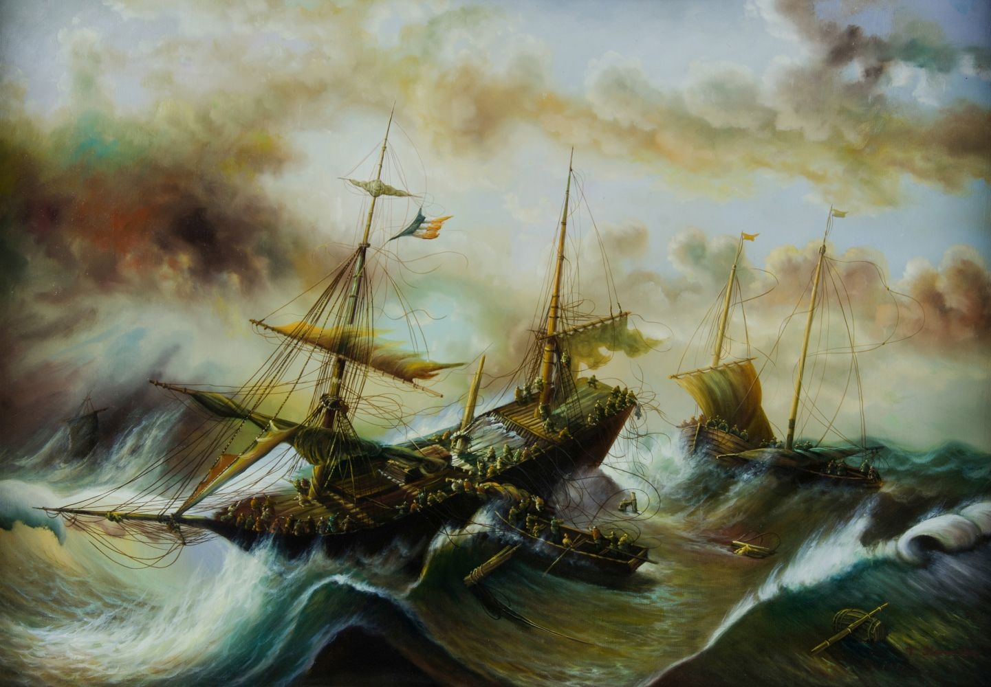 T. Slowsky | Rescue in High Seas | MutualArt