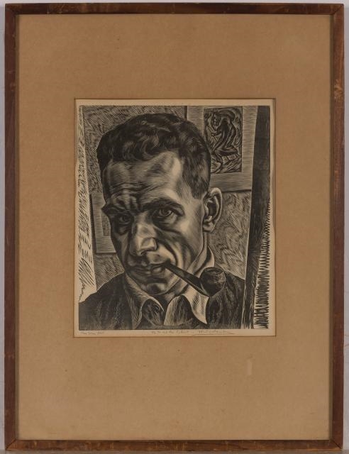 Isac Friedlander | SELF-PORTRAIT (1935) | MutualArt