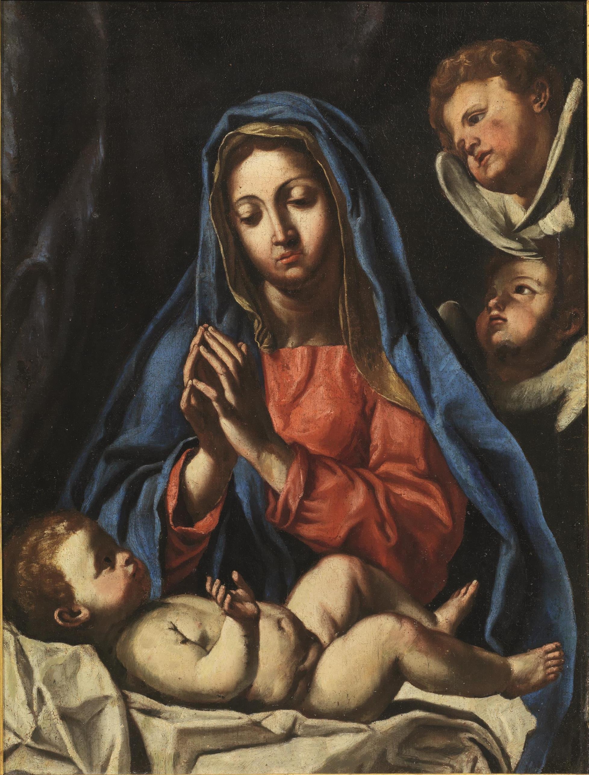 Francesco Cozza | MADONNA WITH CHILD AND CHERUBINS | MutualArt