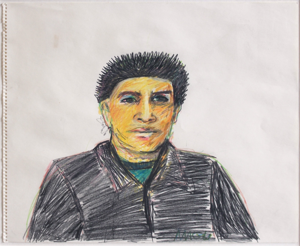 Gilbert Magú Luján | Self Portrait (Circa 1975) | MutualArt