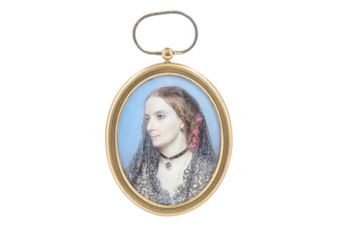 Easton Reginald | Isabella St John Callander (1847-1940), seated on a ...