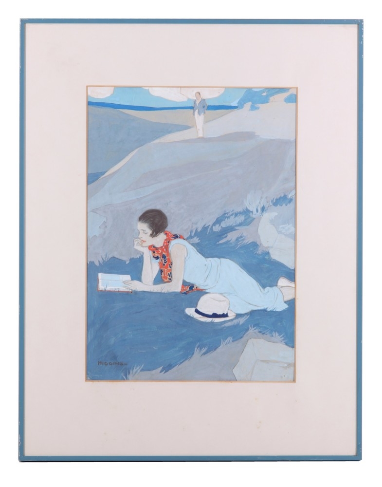 Reginald E. Higgins | A pair of illustrations | MutualArt