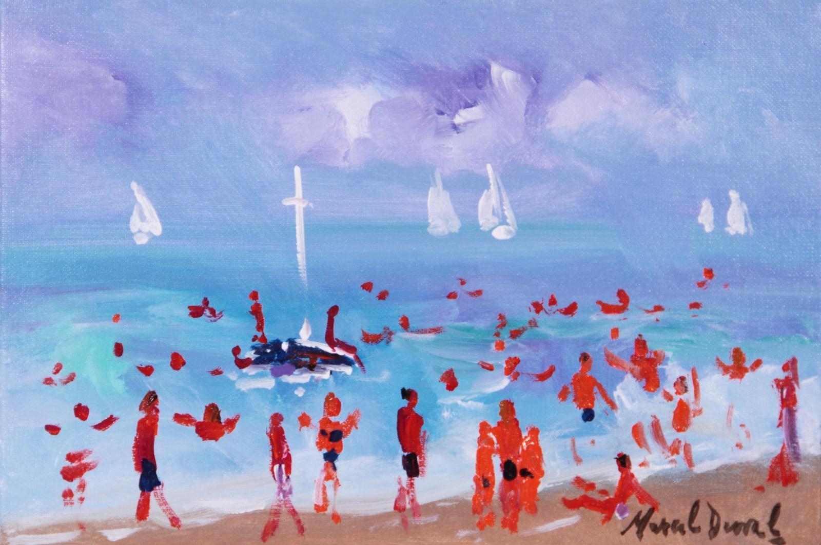 Marcel Duval | La Plage a Cannes | MutualArt