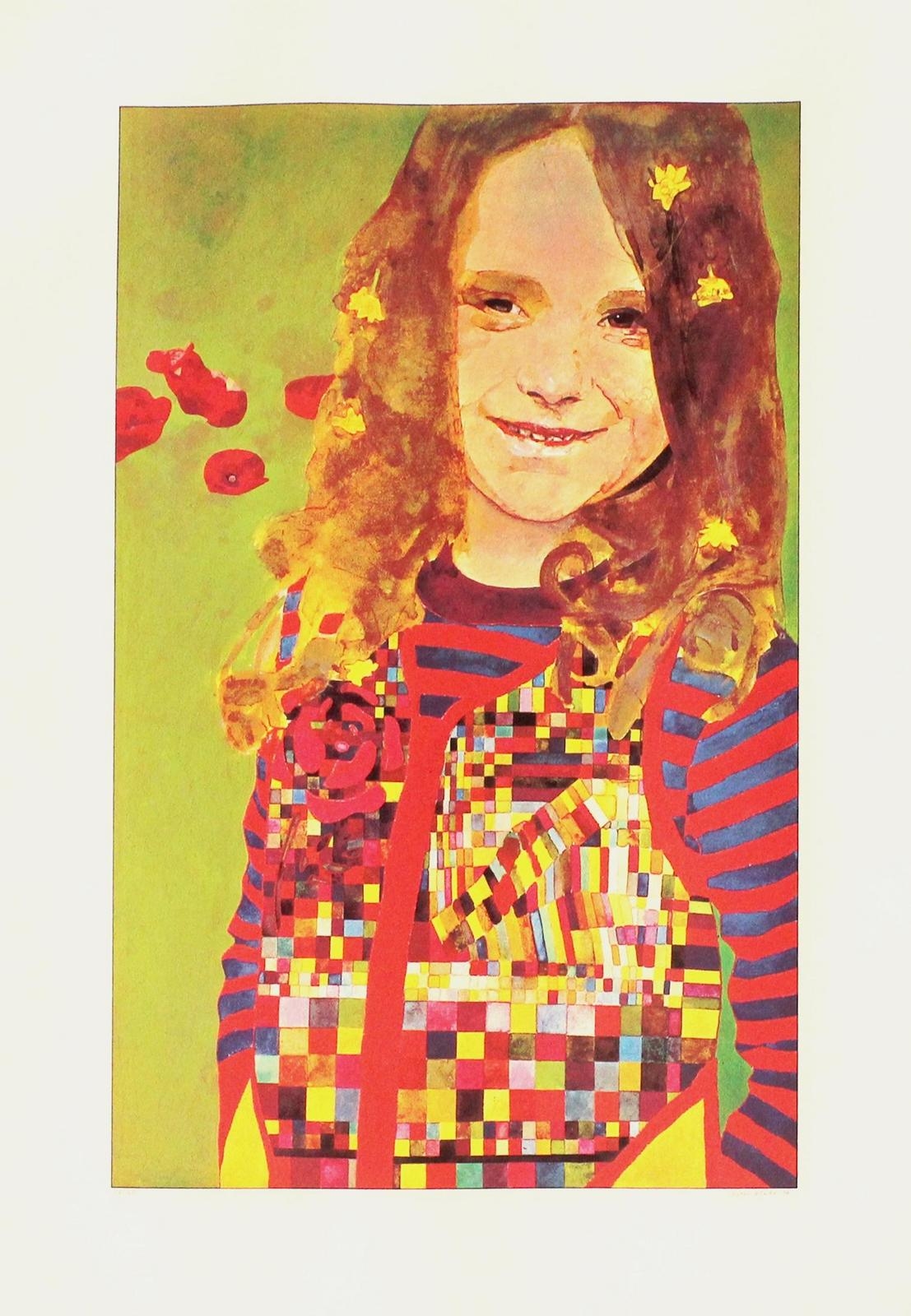 Peter Blake | 'Girl in a Poppy Field' (1974) | MutualArt