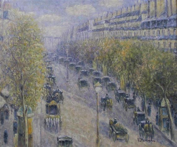 Gail Sherman Corbett | Parisian Street Scene | MutualArt