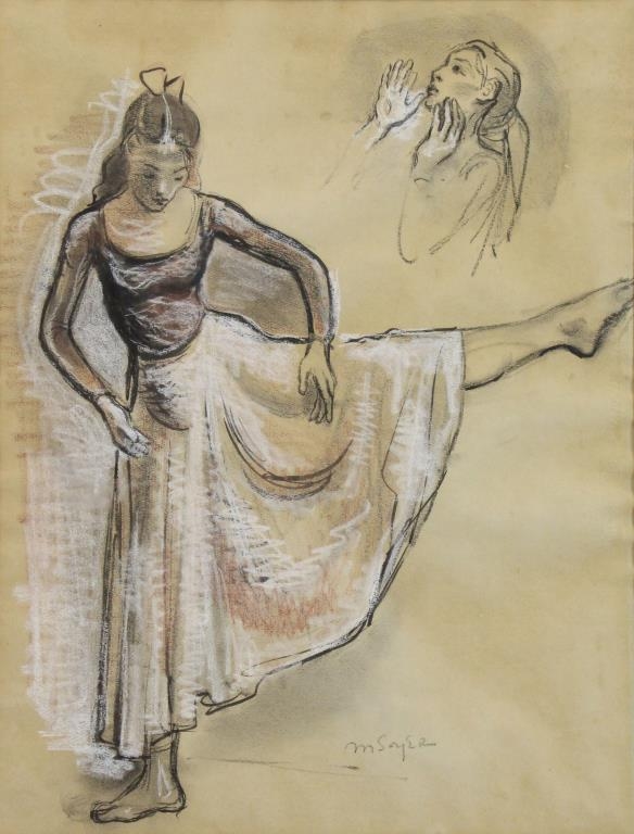 Moses Soyer | Dancer Study | MutualArt