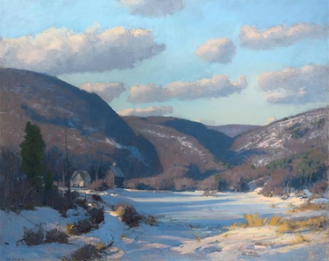 John Phillip Osborne | Winter at the Farm | MutualArt