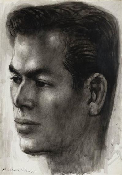 Pavel Tchelitchew | Portrait of Nicholas Magallanes (1947) | MutualArt
