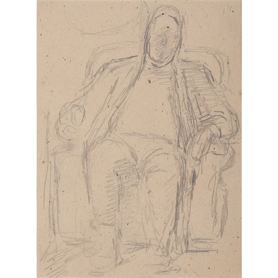 Duncan Grant | Portrait of Clive Bell (1940 - 1945) | MutualArt