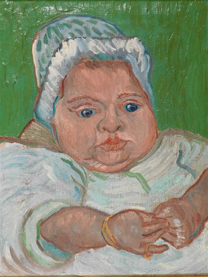Vincent Van Gogh | Portrait of Baby Marcelle Roulin | MutualArt