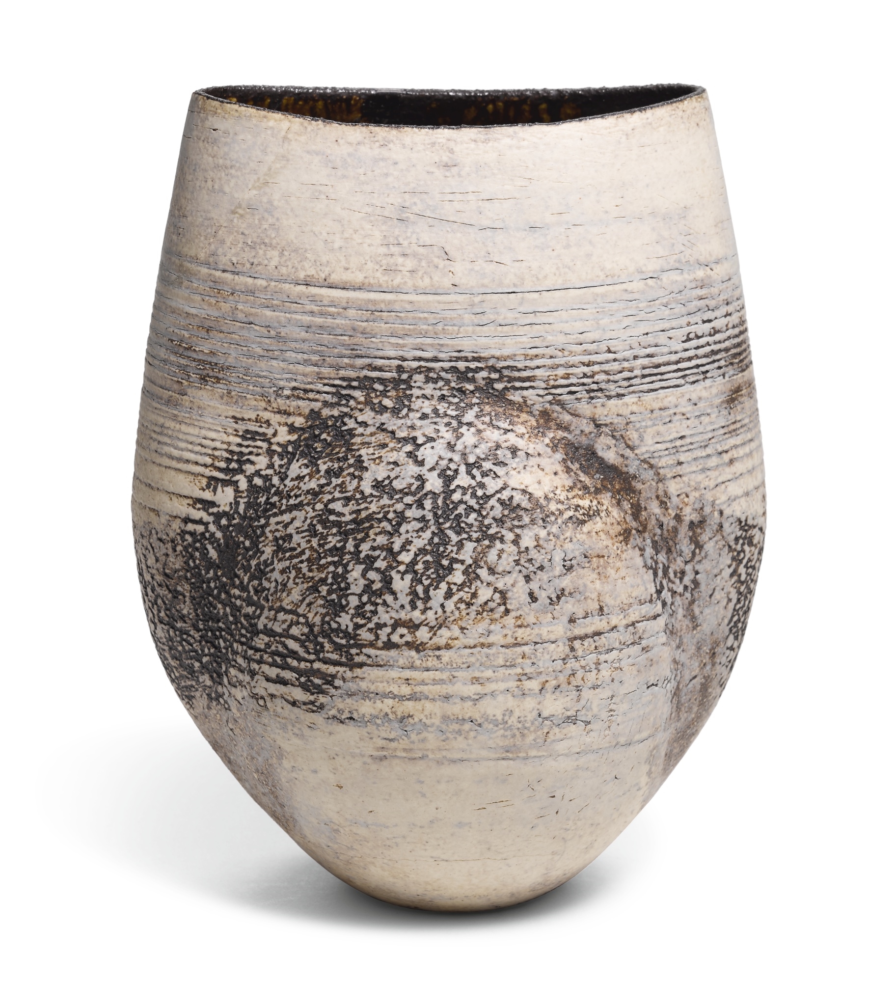 Hans Coper | OVOID VOLUME WITH FLATTENED CYLINDER | MutualArt