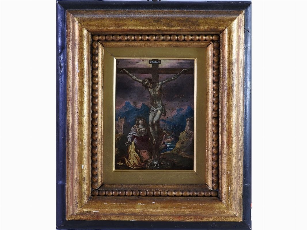 Flemish School, 16th Century | Crucifixion (16th Century) | MutualArt
