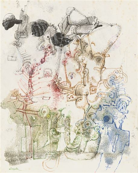 Christian D Orgeix Dessin Aux Couleurs Gaies Mutualart