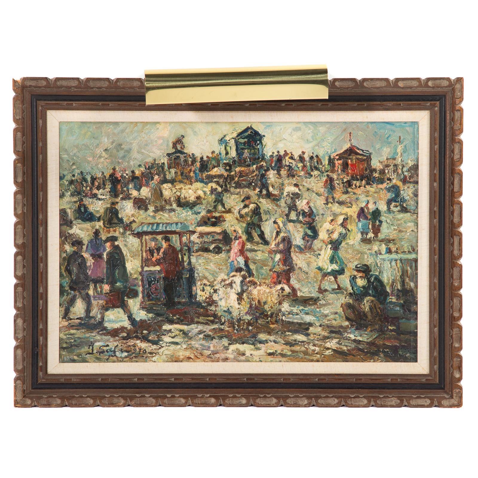 Ibrahim Safi | MARKET SCENE (1970) | MutualArt