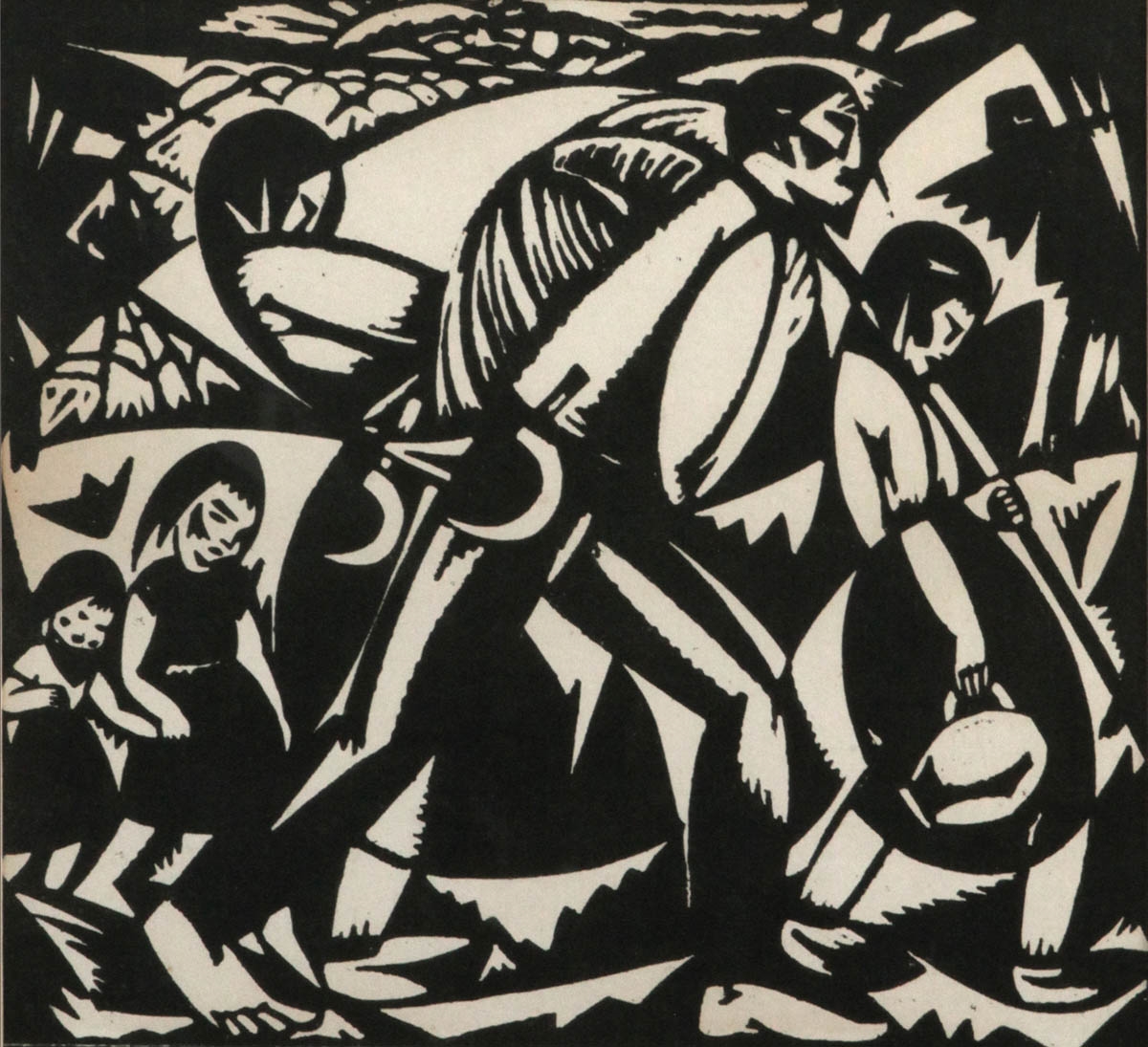 Jan Frans Cantre | Jan Frans CANTRE (1886-1931), woodcuts 5 Chanssons ...