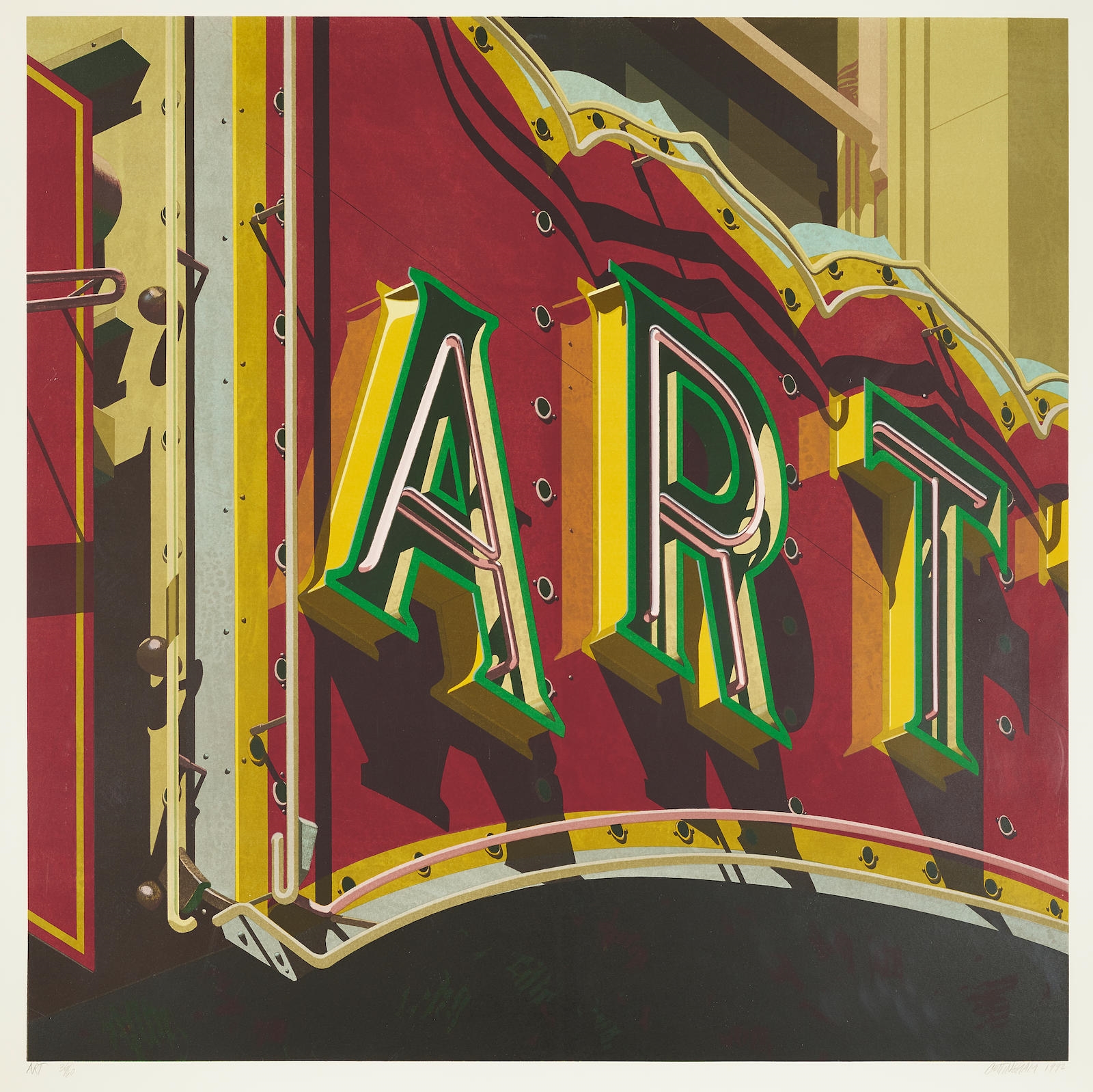 Robert Cottingham | Art (1992) | MutualArt