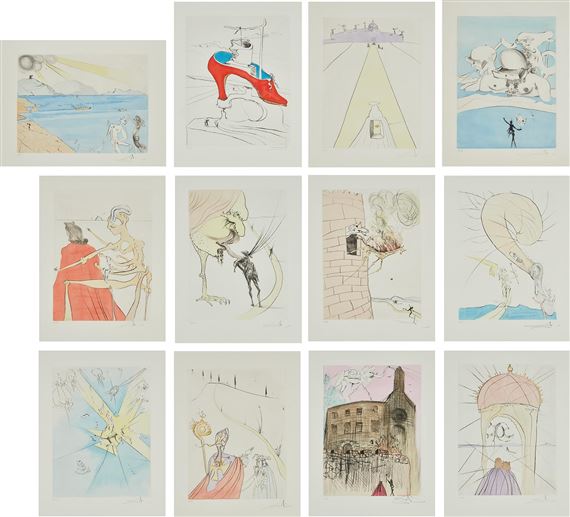 Salvador Dalí | The complete set of 12: After 50 Years of Surrealism ...