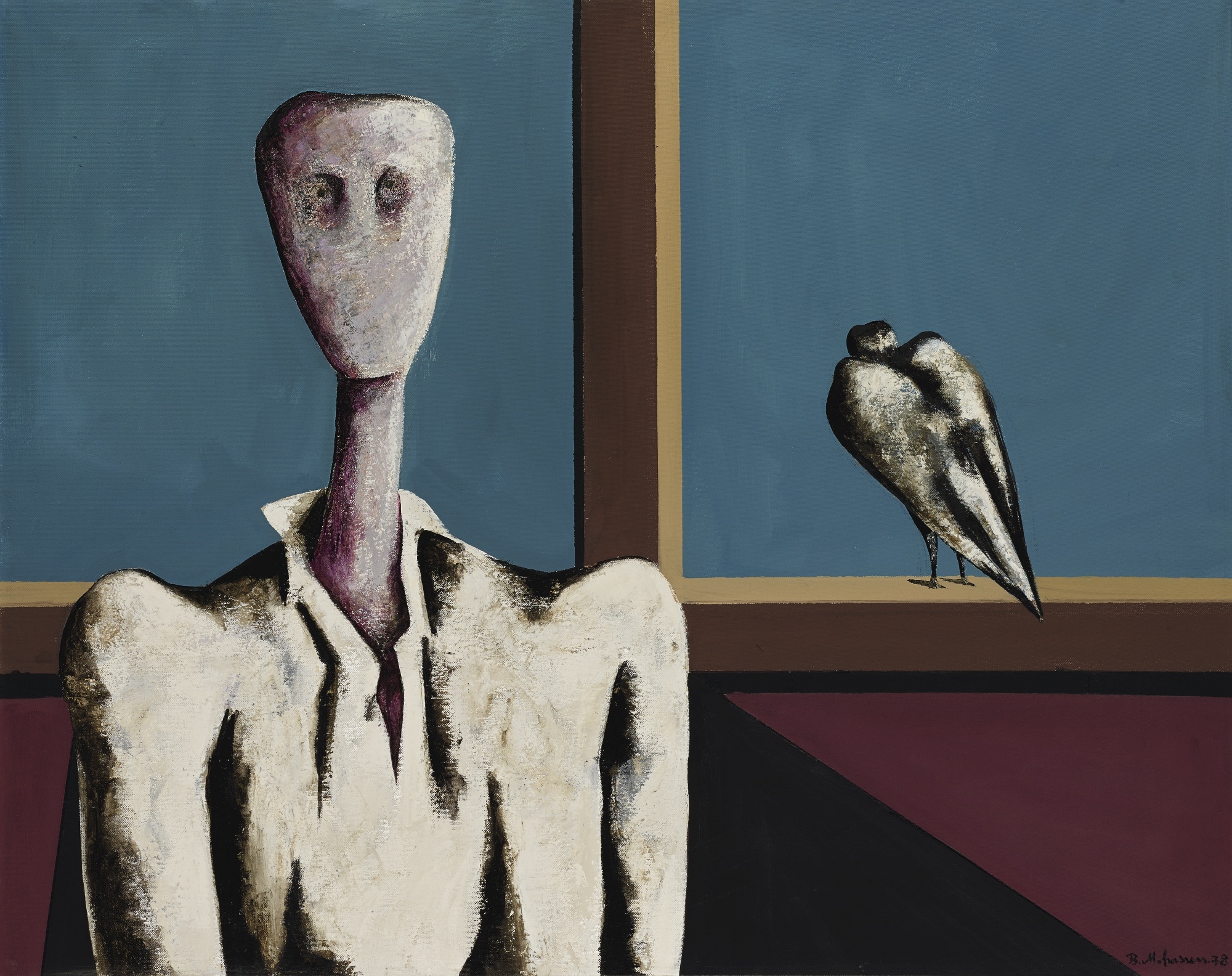 Bahman Mohasses | Untitled (From the Jet Society Lady Series) (1978 ...