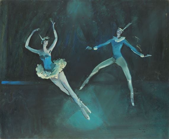 Adham Wanly | Nocturne Dabaka Dancers (1956) | MutualArt