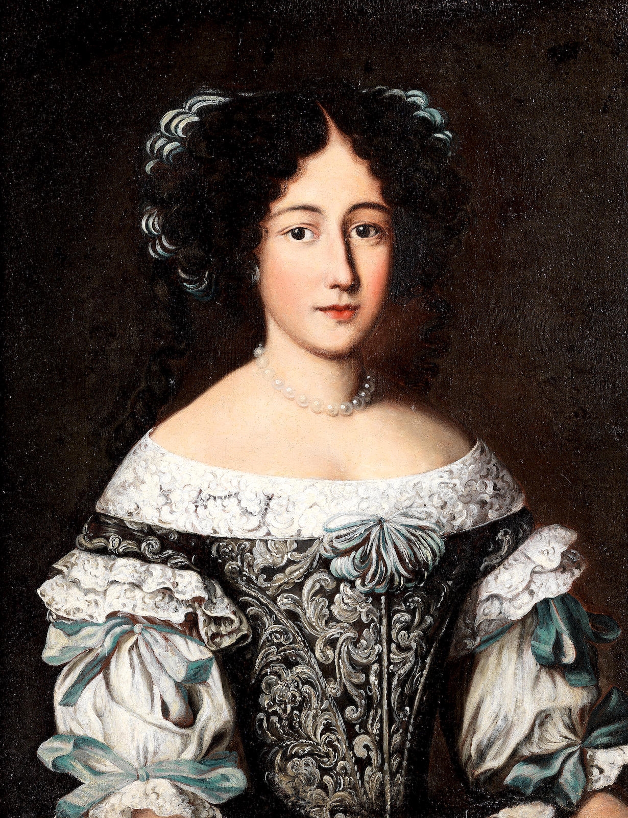 Jacob Ferdinand Voet | Portrait of a lady, possibly one of the Mancini ...